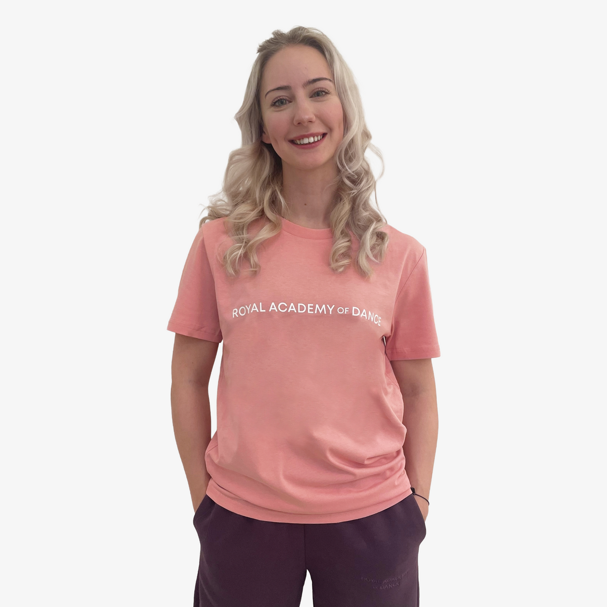 RAD Organic Cotton T-Shirt Canyon Pink – Royal Academy Of Dance Shop